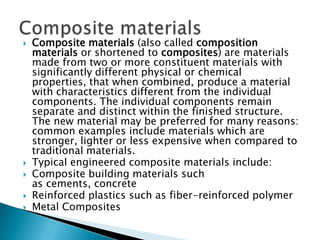 Engineering Materials | PPT