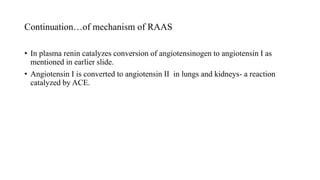 Renin angiotensin aldosterone system | PPTX