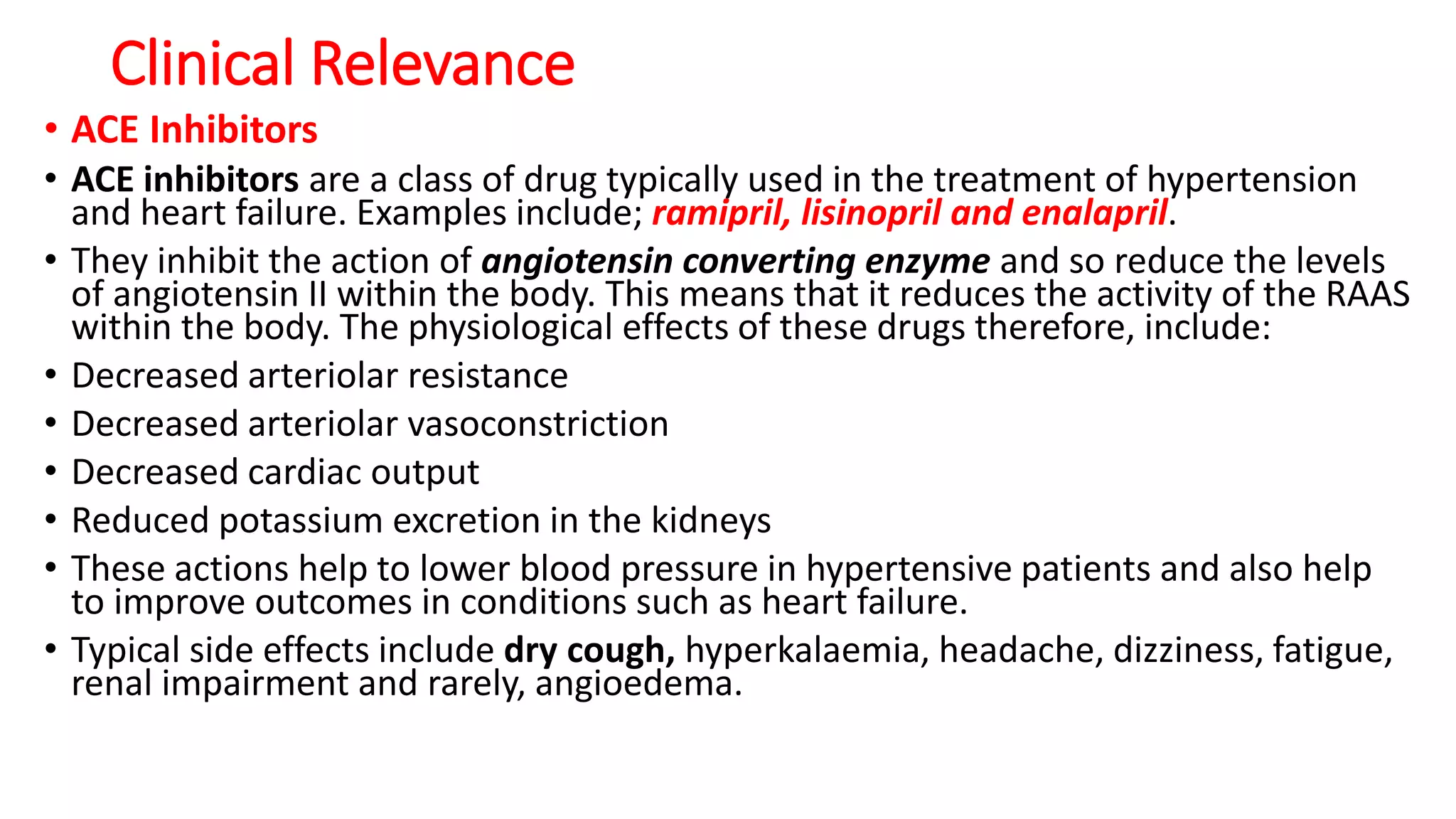 Renin-Angiotensin Aldeaterone System RAAS | PPTX