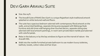 Raas devigarh resort, udaipur,rajasthan | PPTX