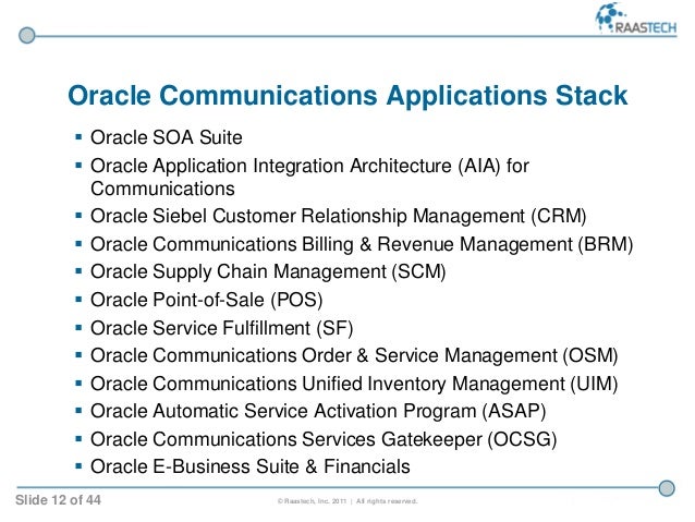 Anatomy of a Successful Oracle AIA for Communications Implementation