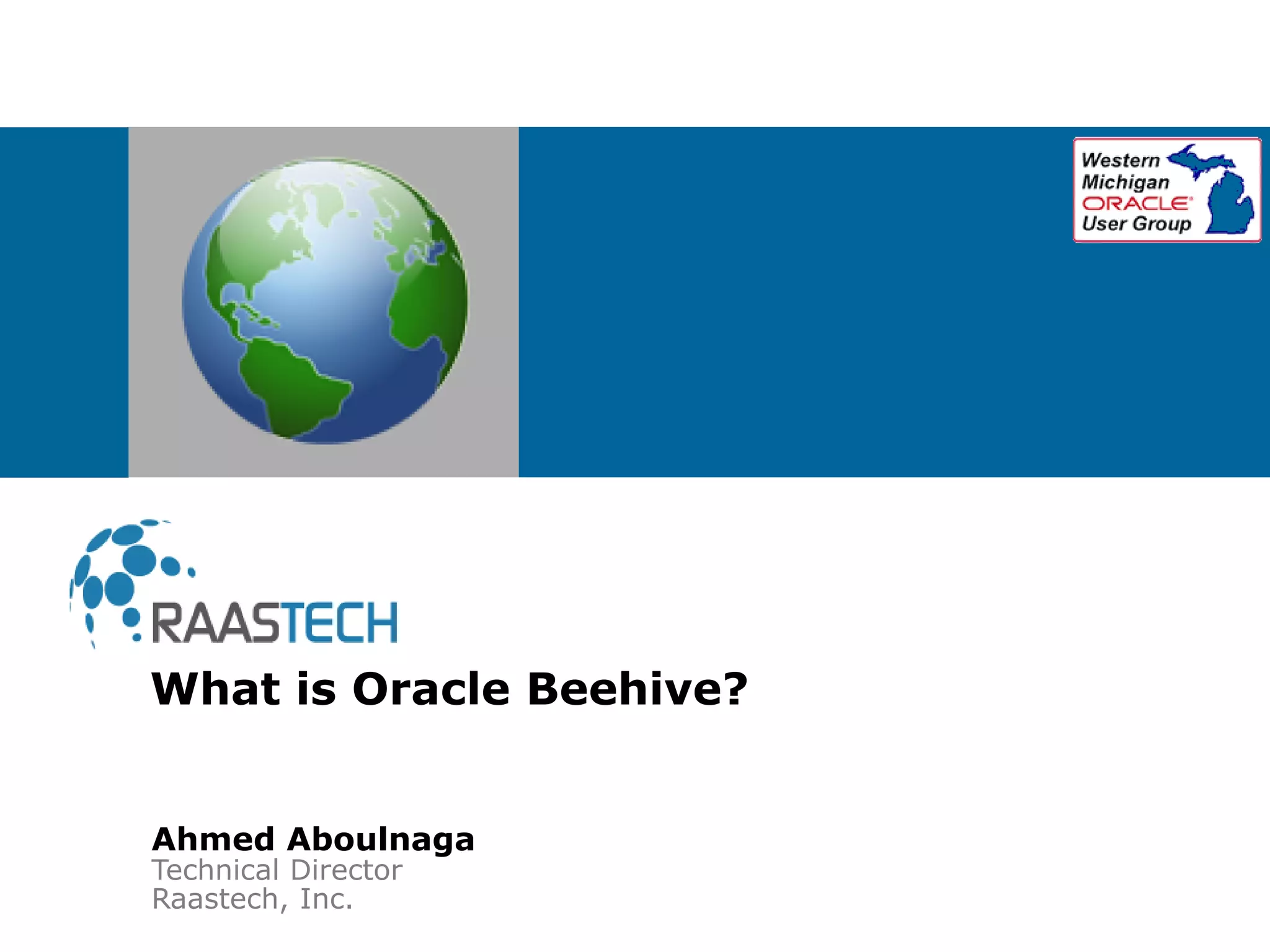 What is Oracle Beehive? | PPT