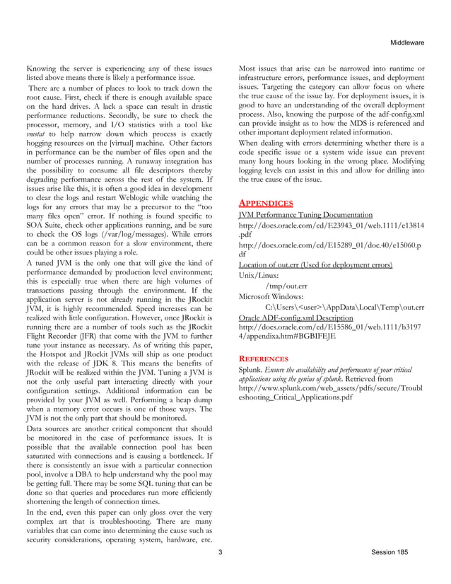 Oracle SOA Suite 11g Troubleshooting Methodology (whitepaper) | PDF