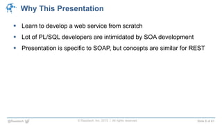 Understanding and Developing Web Services - For DBAs and Developers | PPT