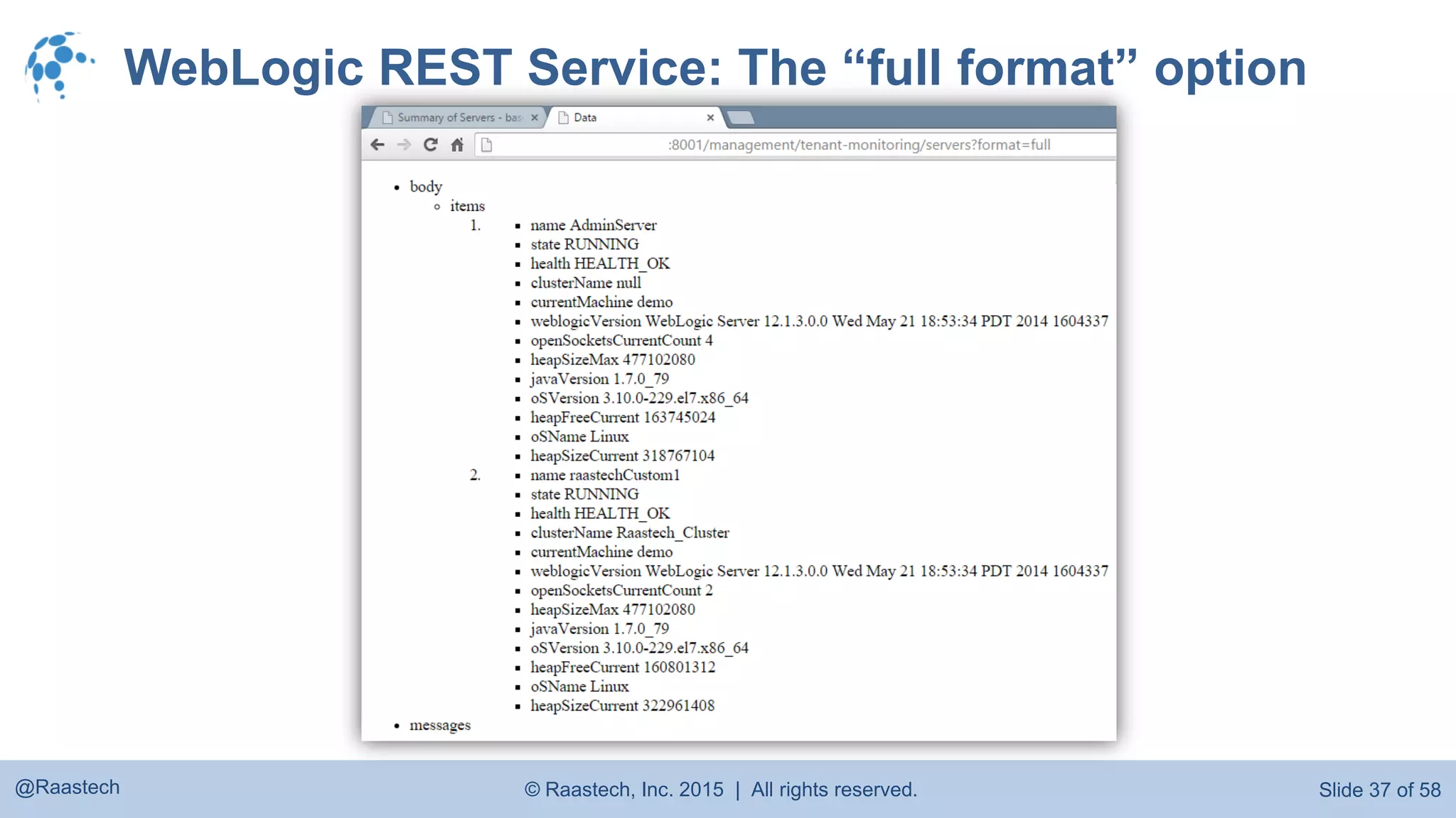 Oracle WebLogic Server: Remote Monitoring and Management | PPT