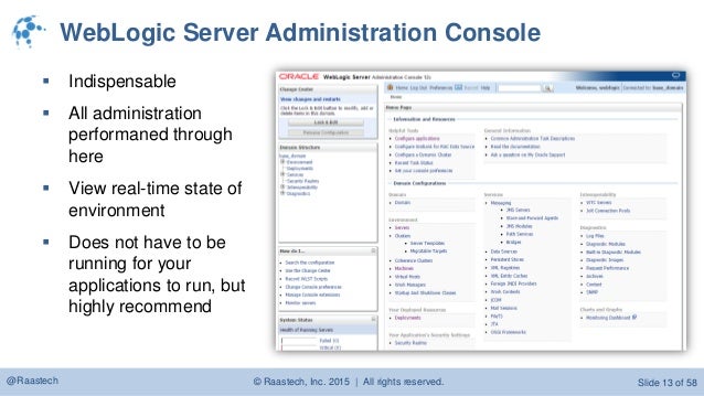 Oracle Weblogic Server Remote Monitoring And Management