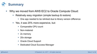 Oracle Compute Cloud Service vs. Amazon Web Services EC2 | PPT