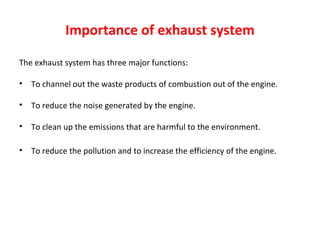 Automobile exhaust System | PPT