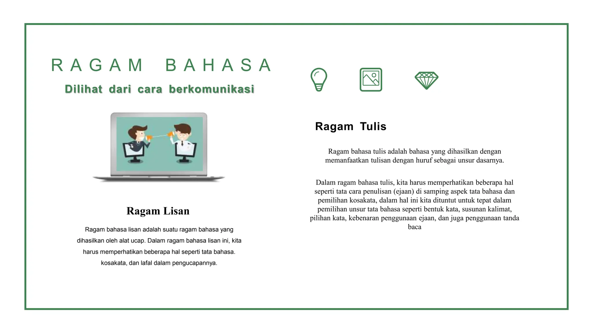 Macam-macam ragam bahasa yang ada diIndonesia | PPT