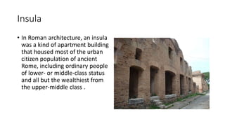 HISTORY: Roman Civic Architecture 1.0 | PPTX