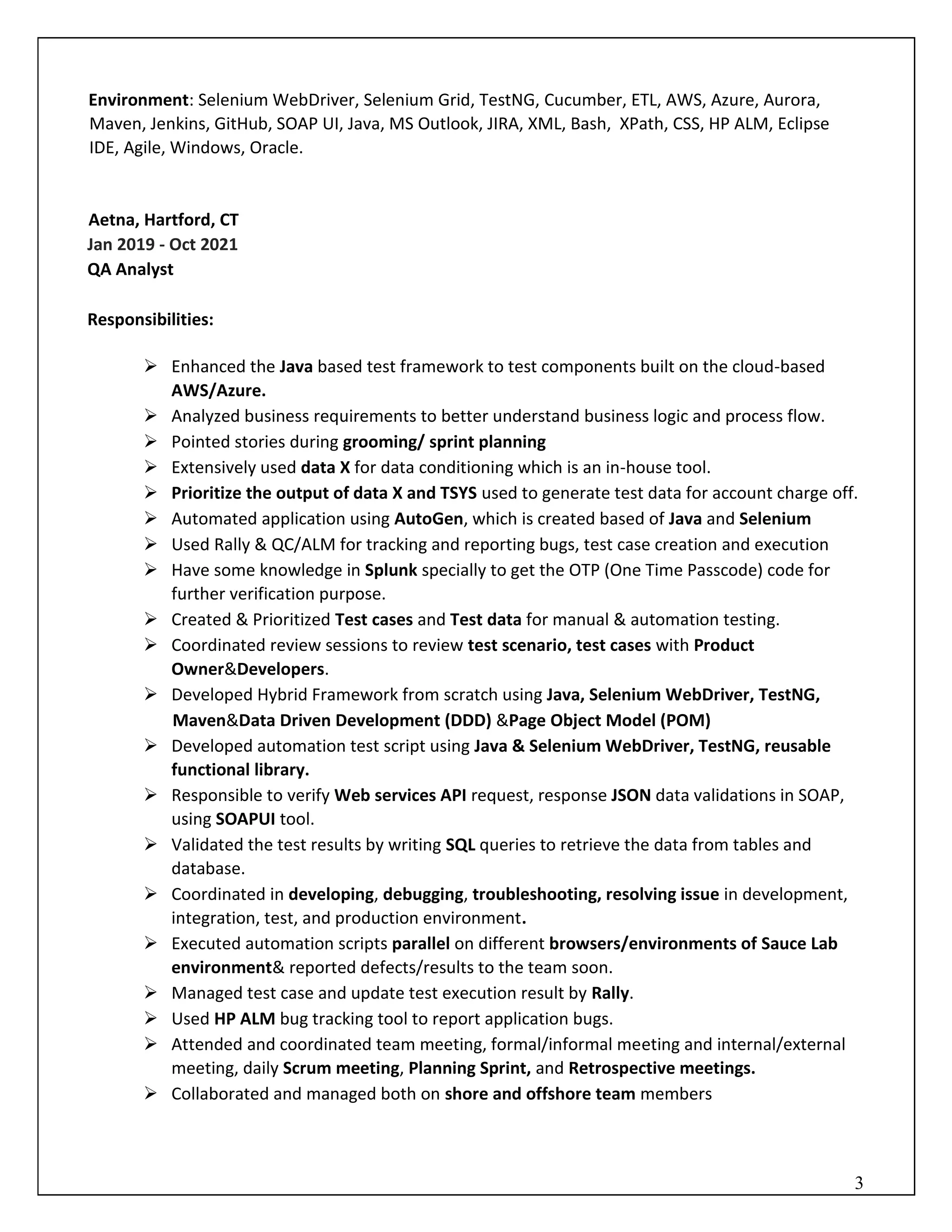 QA Automation Engineer | DOCX