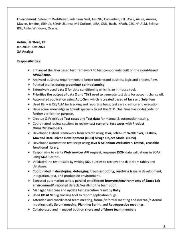 Qa Automation Engineer Pdf