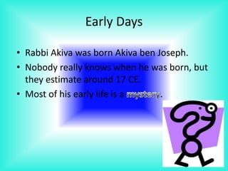Rabbi Akiva | PPTX