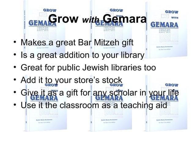 Grow With Gemara | PPT
