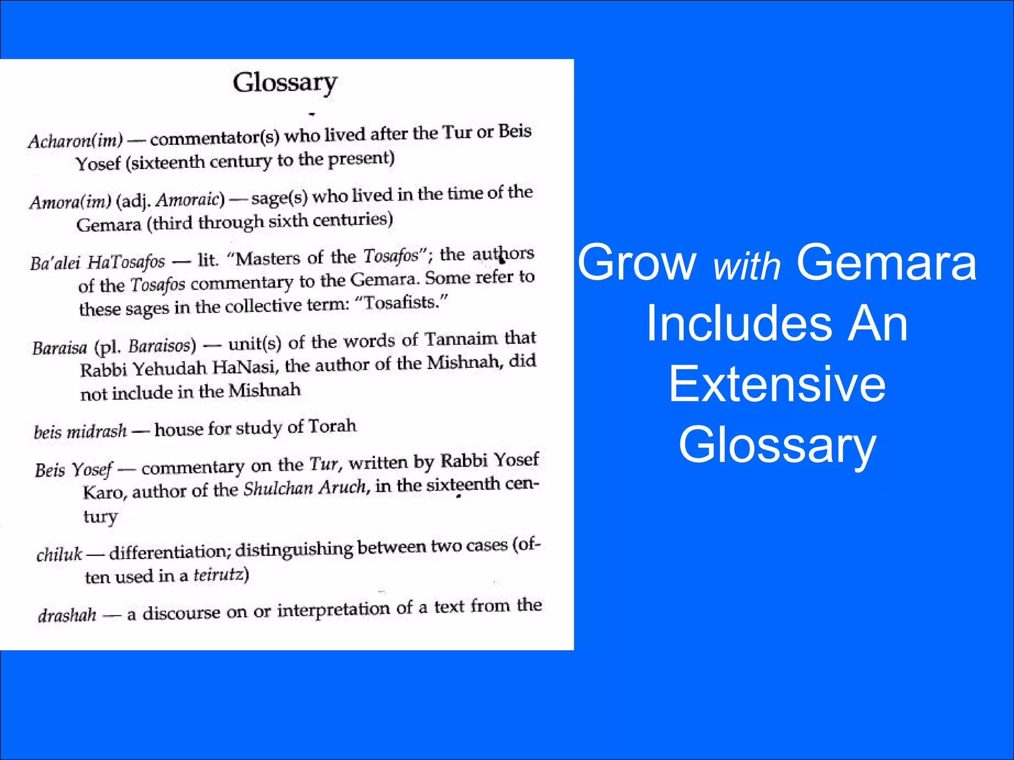 Grow with Gemara | PPS