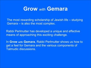 Grow with Gemara | PPS