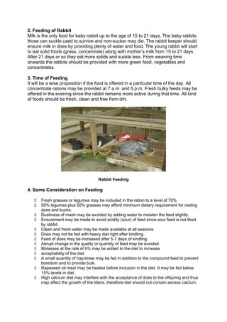 FEED REQUIREMENTS OF RABBIT, IN ANIMAL NUTRITION. | DOCX