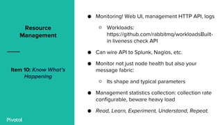 10 Things Every Developer Using RabbitMQ Should Know | PDF