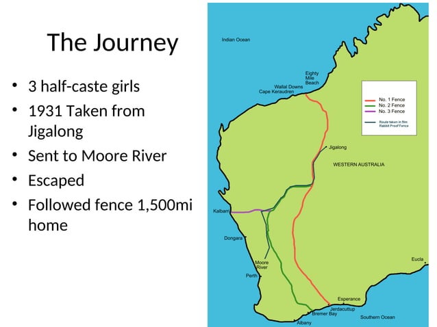 Follow the rabbit-proof-fence. power point presentation | PPT