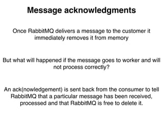 Rabbitmq basics | PDF