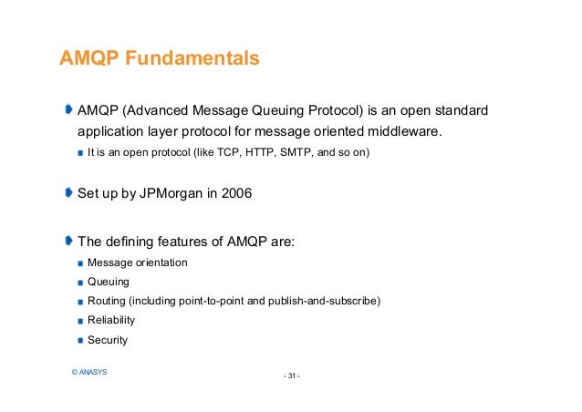 Rabbitmq An Amqp Message Broker