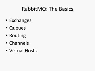 RabbitMQ and EasyNetQ | PPT