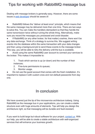 RabbitMQ in Microservice Architecture.docx