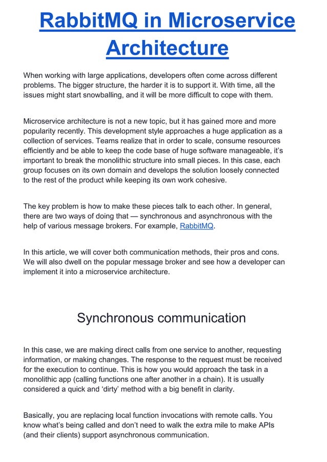 RabbitMQ in Microservice Architecture.docx