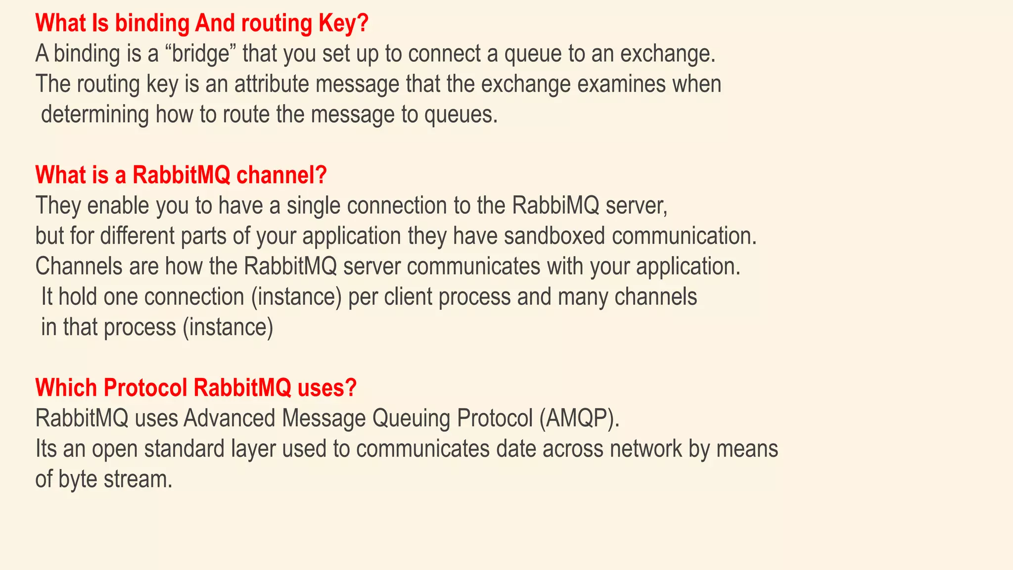 RabbitMQ interview Questions and Answers | PPT