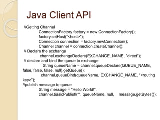 Rabbit MQ introduction | PPTX