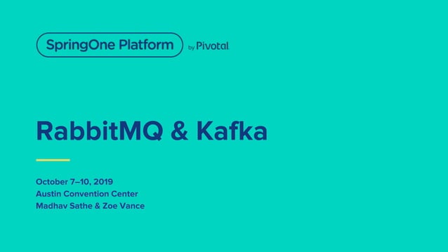 RabbitMQ & Kafka | PPTX | Cloud Computing | Internet