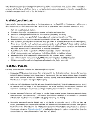 RabbitMQ Status Quo Critical Review | PDF