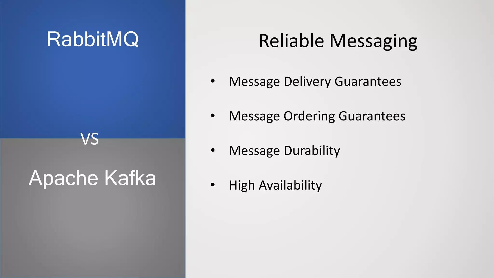 RabbitMQ vs Apache Kafka Part II Webinar | PPTX