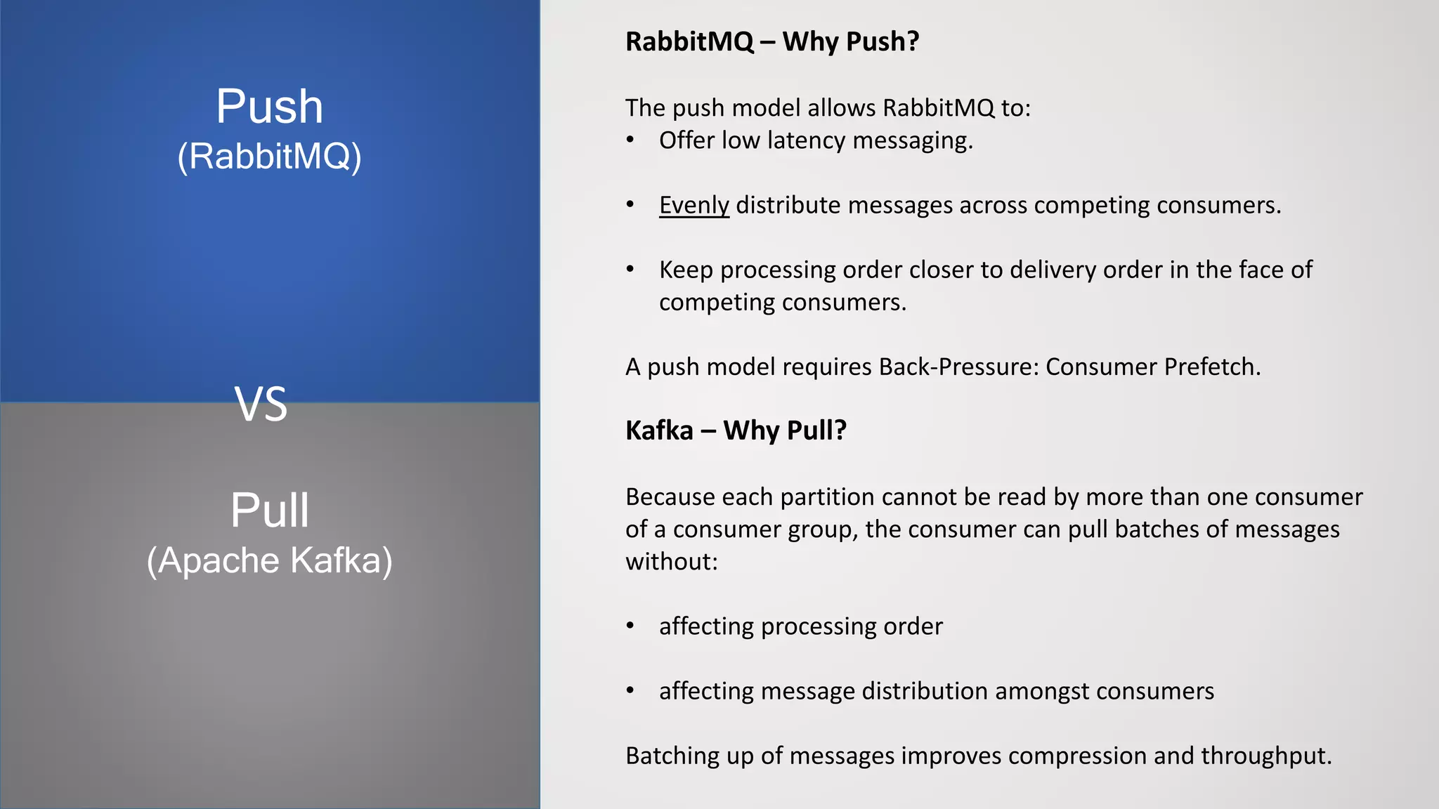 RabbitMQ vs Apache Kafka Part II Webinar | PPTX