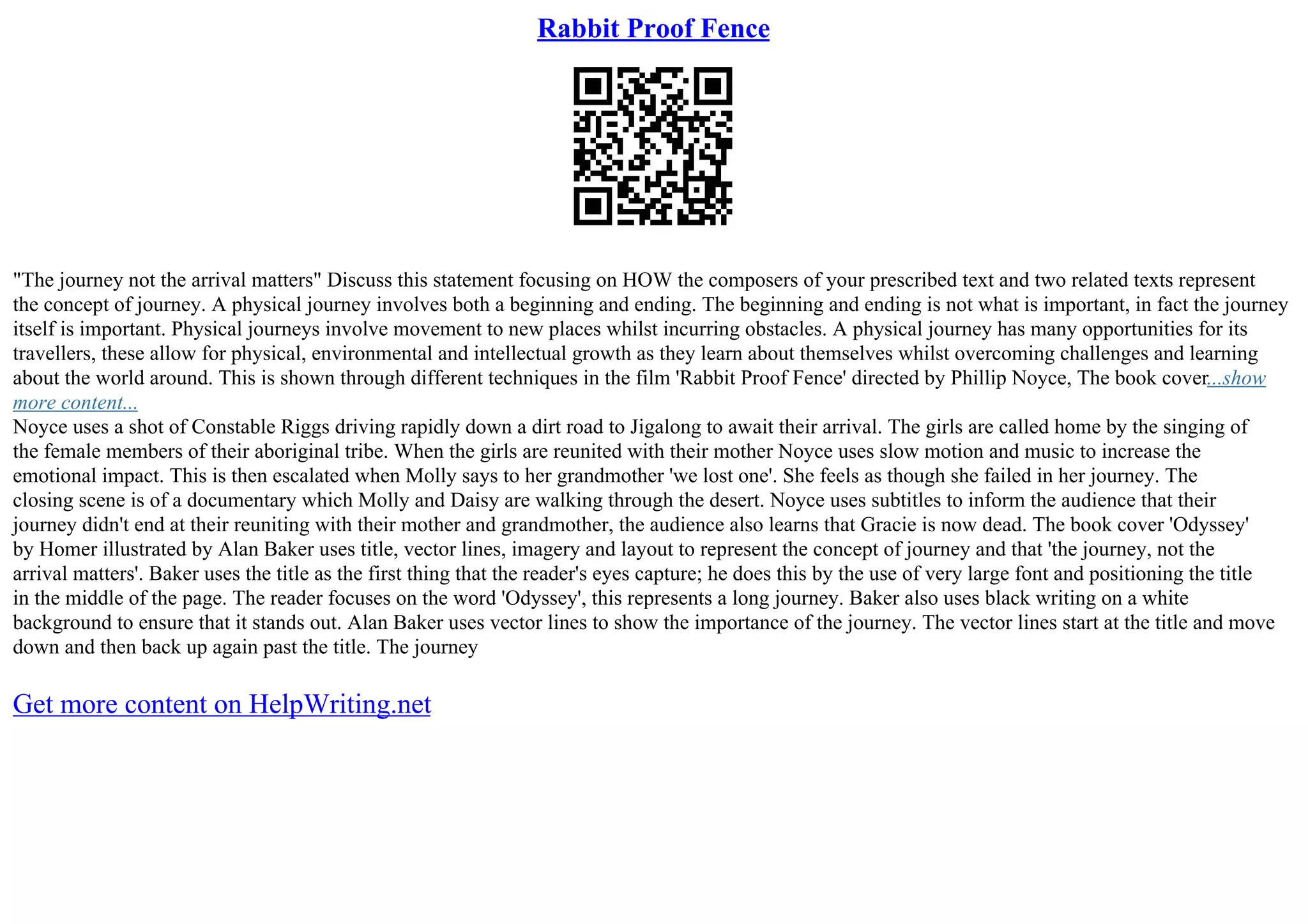 Rabbit Proof Fence | PDF