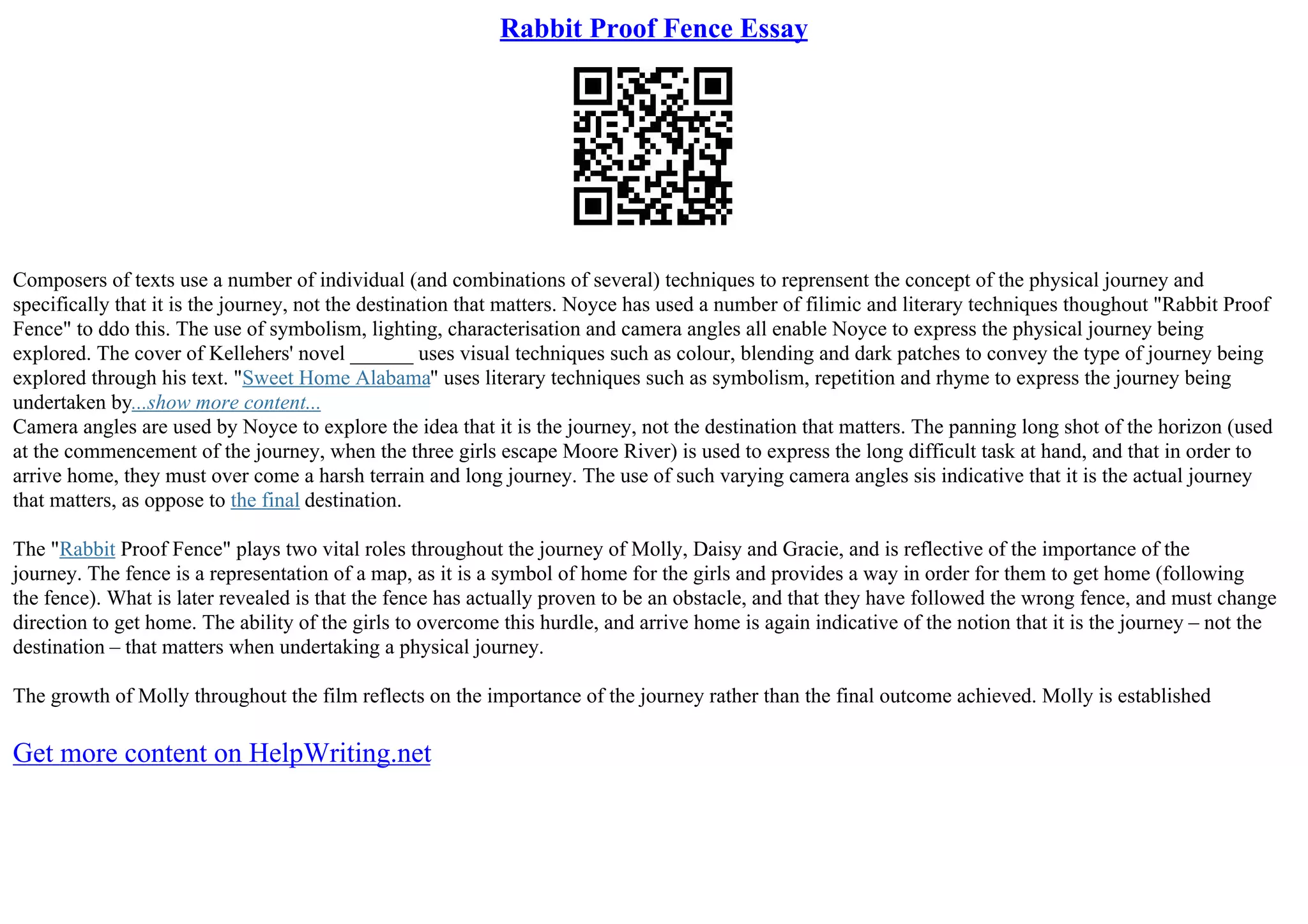 Rabbit Proof Fence | PDF