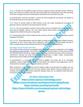 Unleash Innovation with Rabbit Semiconductor Microcontrollers | PDF | Computer Peripherals ...