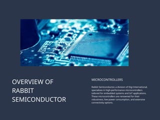 Choosing the Right Rabbit Semiconductor Microcontroller: A Buyer’s ...