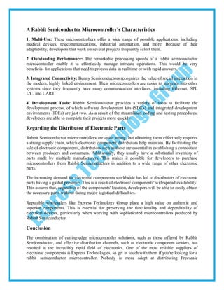 Reliable Rabbit Semiconductor Microcontrollers | PDF