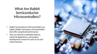 Rabbit Semiconductor Microcontrollers - Express-Technology Group | PPTX