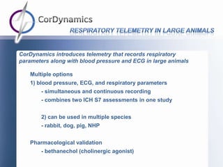 Respiratory Telemetry in Large Species | PPT