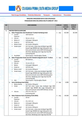 Rab bkb kit 2013 | PDF