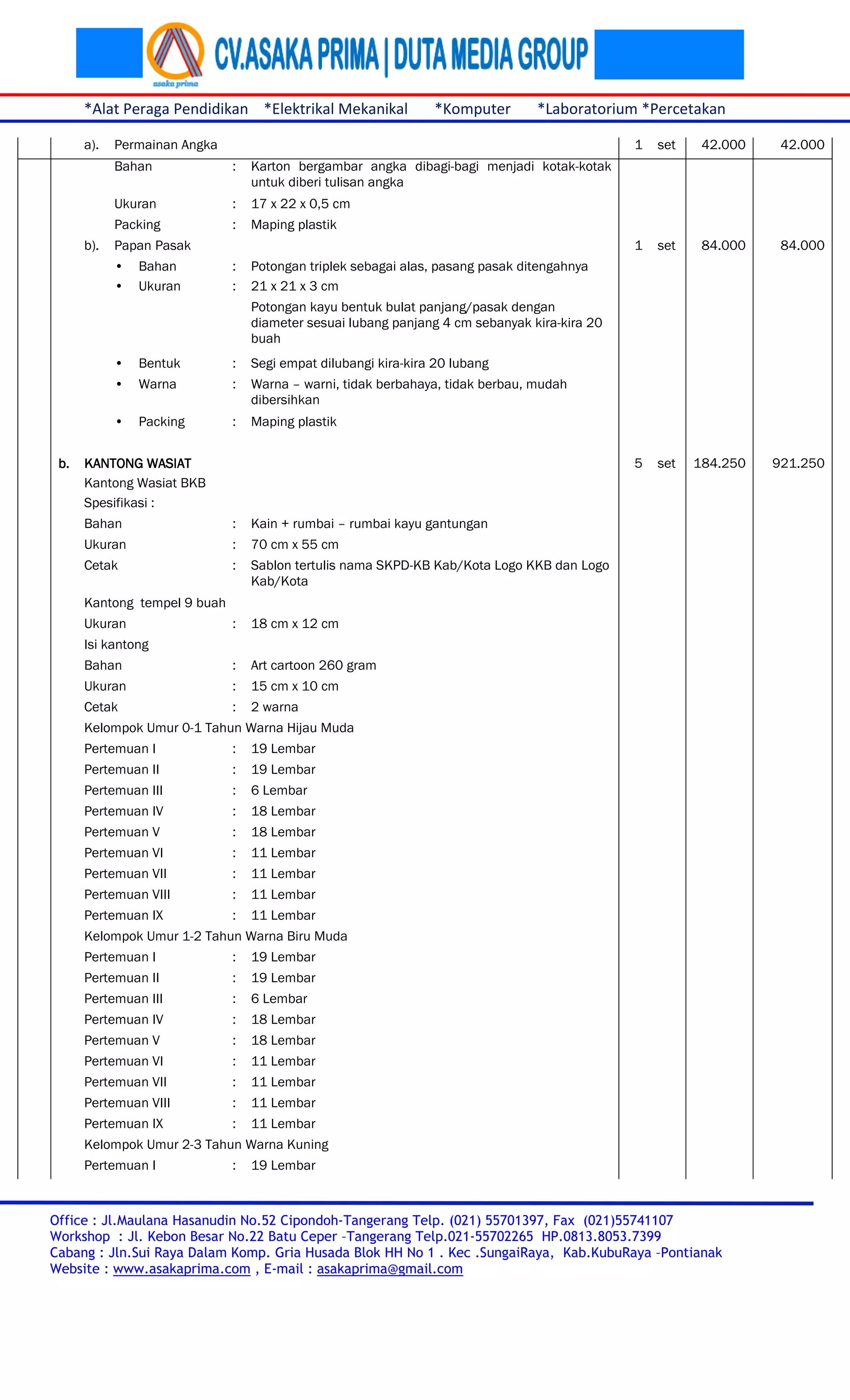 BKB Rab bkb kit dak bkkbn 2014 | PDF