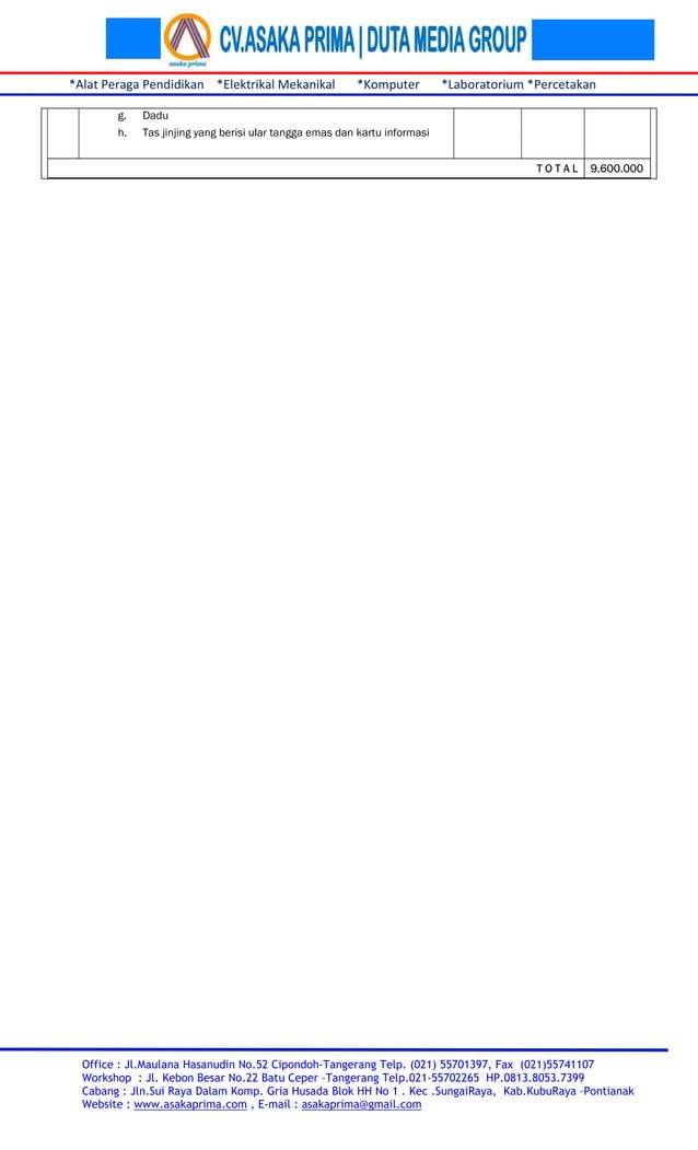 RAB BKB KIT STUNTING 2024 ALAT KESEHATAN | PDF