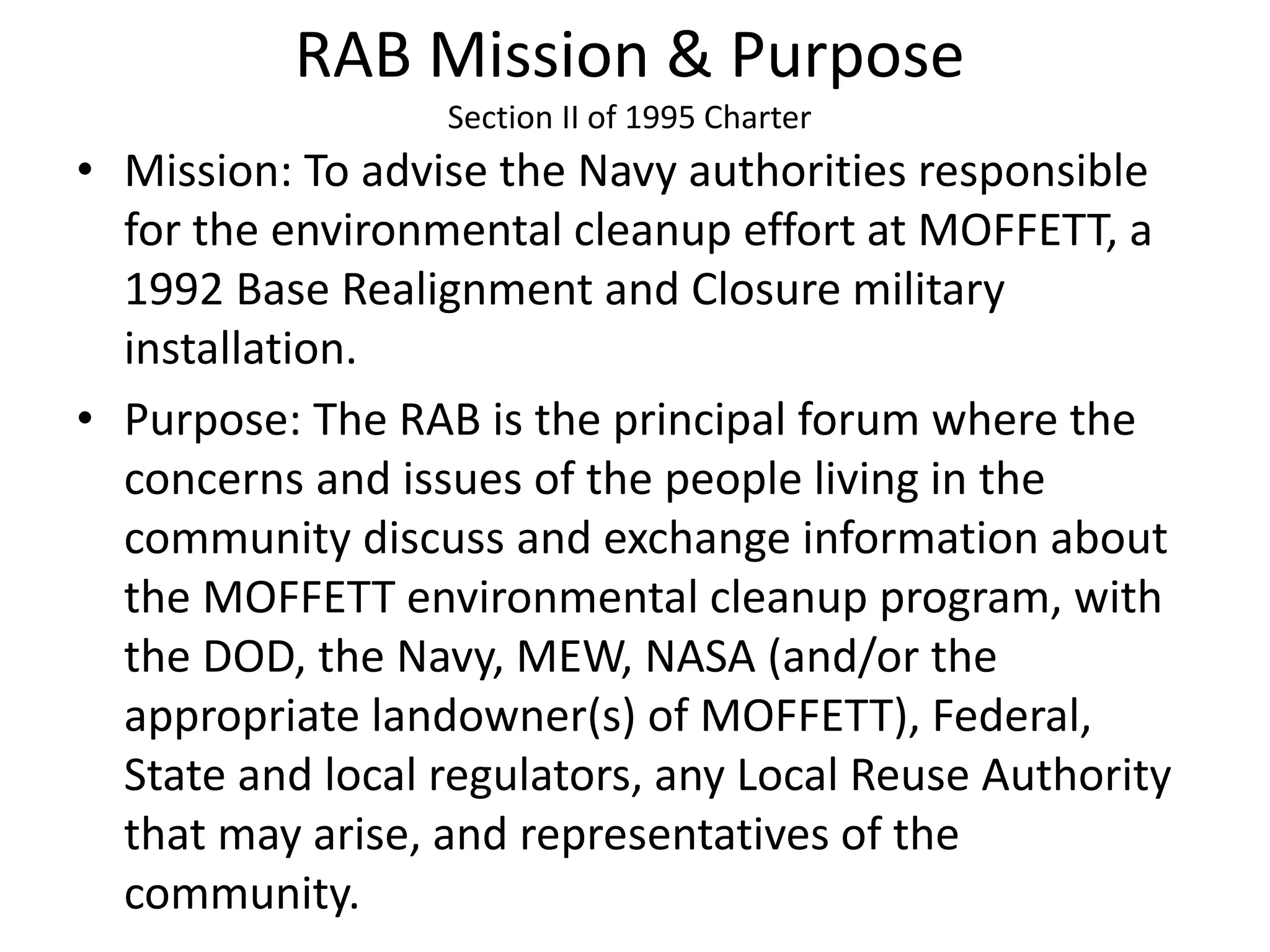 RAB Community Presentation | PDF