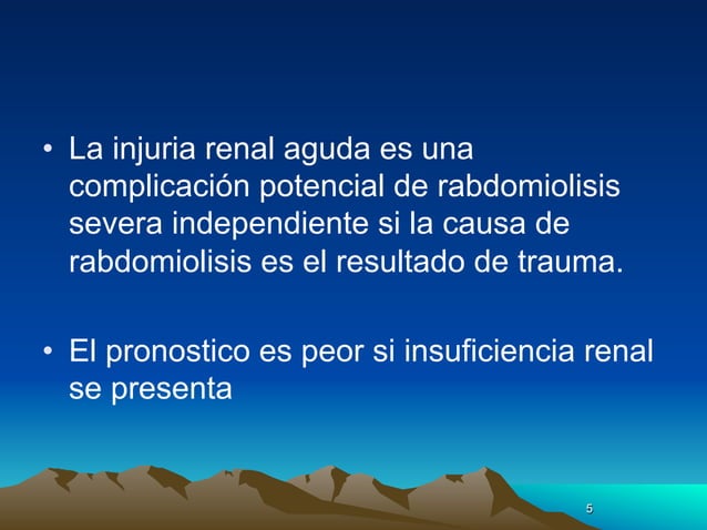 Rabdomiolisis | PDF | Blood Disorders | Diseases and Conditions