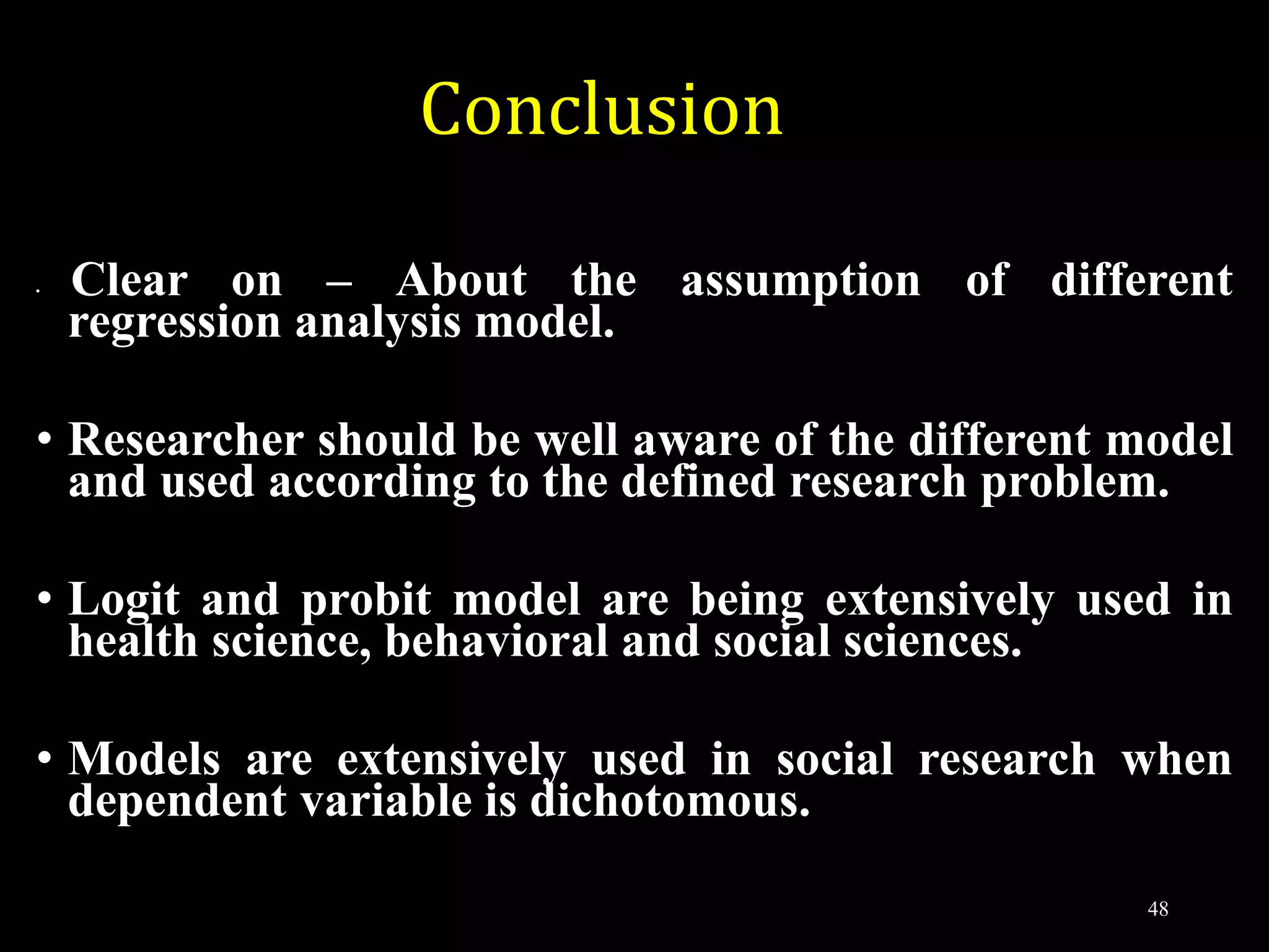 Logit And Probit And Tobit Model Basic Introduction Pptx Physics