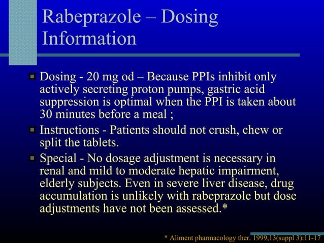 Rabeprazole | PPT