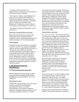 Rabeprazole 20mg gastro resistant tablets smpc- taj pharmaceuticals | PDF