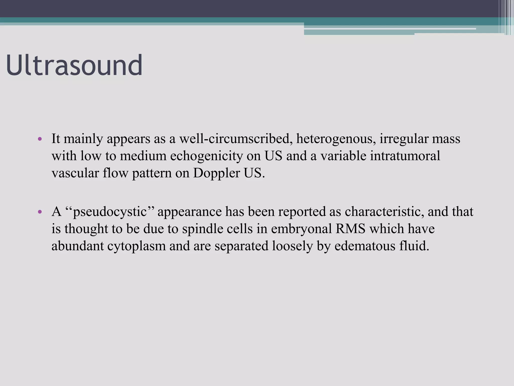 Orbital Rhabdomyosarcoma | PPTX